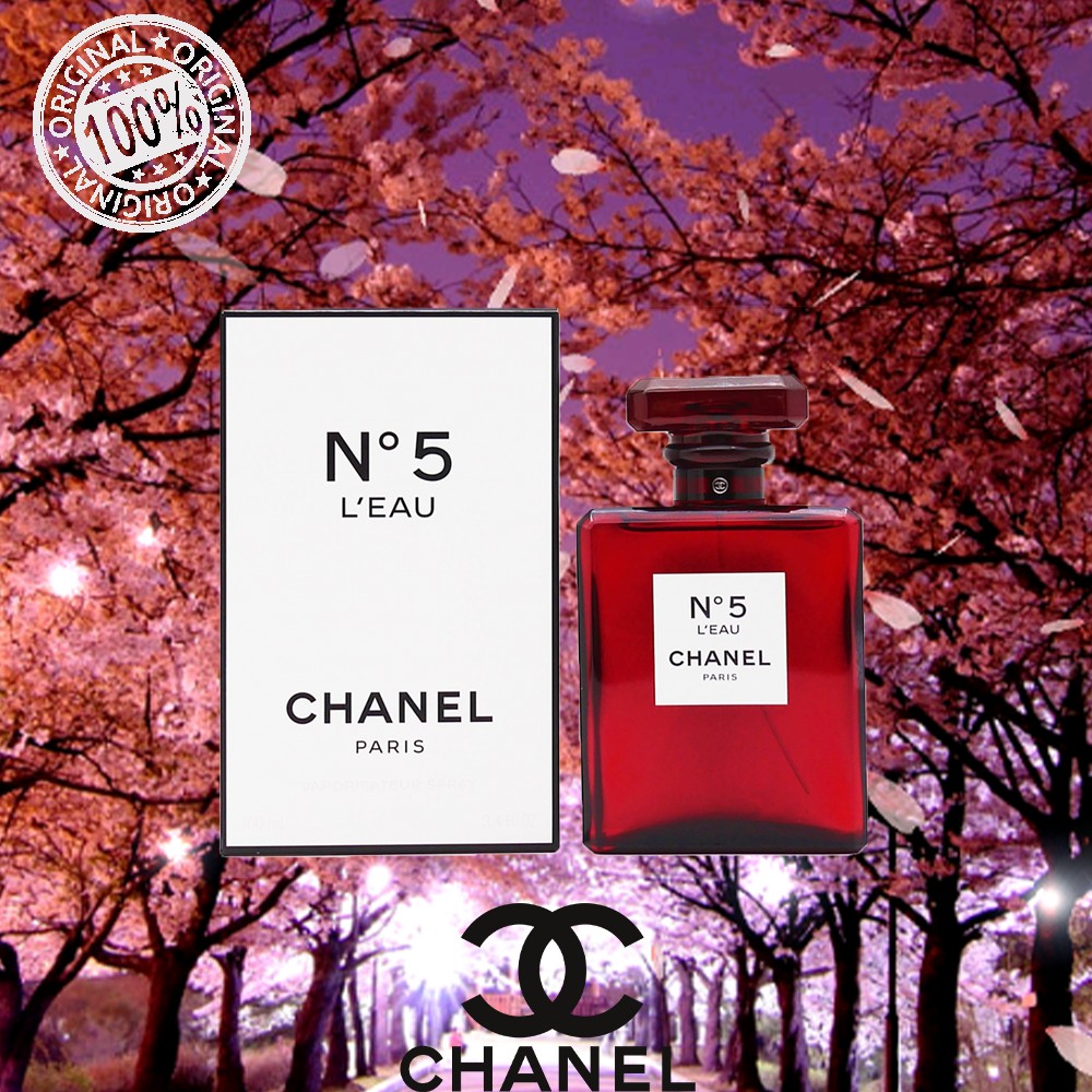 น้ำหอมสำหรับผู้หญิง Chanel Paris N’5 L'EAU EDT 100 ml | Shopee Thailand
