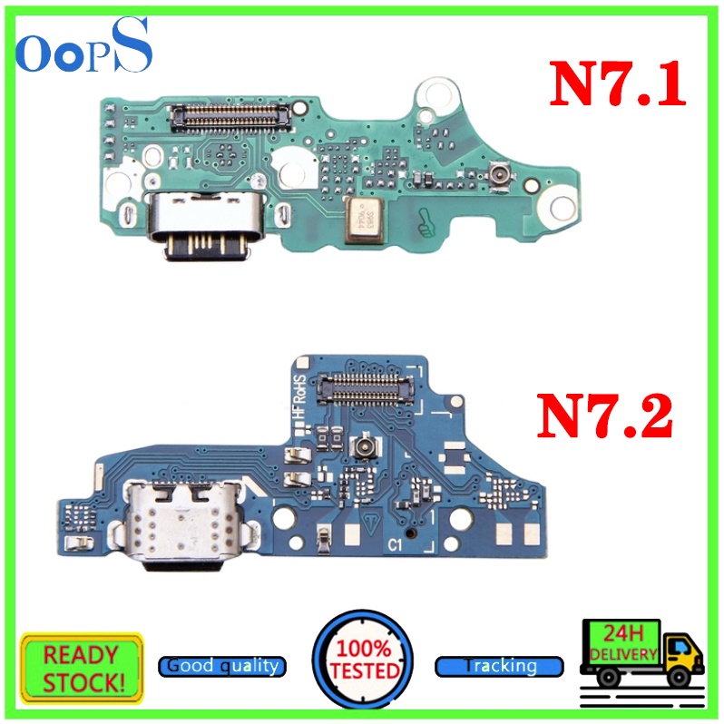 บอร์ดโมดูลเชื่อมต่อแจ็คชาร์จ USB พร้อมไมโครโฟน สําหรับ Nokia 7.1 7.2 N7 ...