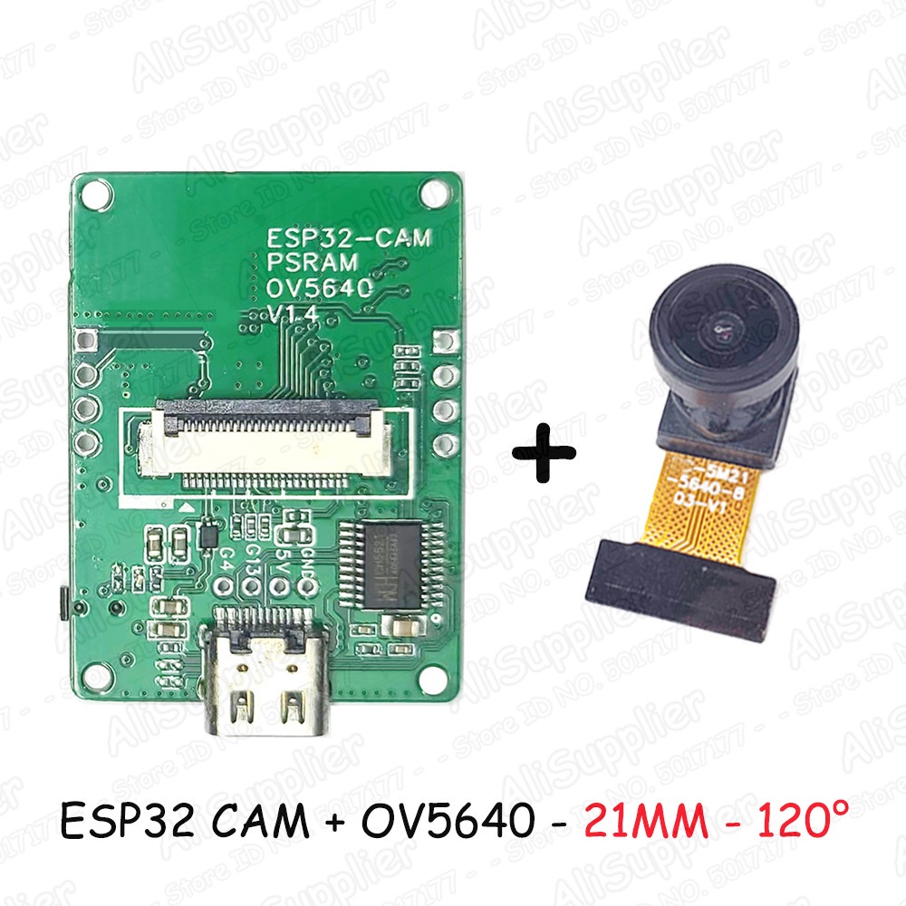 OV5640 ESP32 CAM Camera Module Kit 2.4 GHz WiFi and Bluetooth Develop ...
