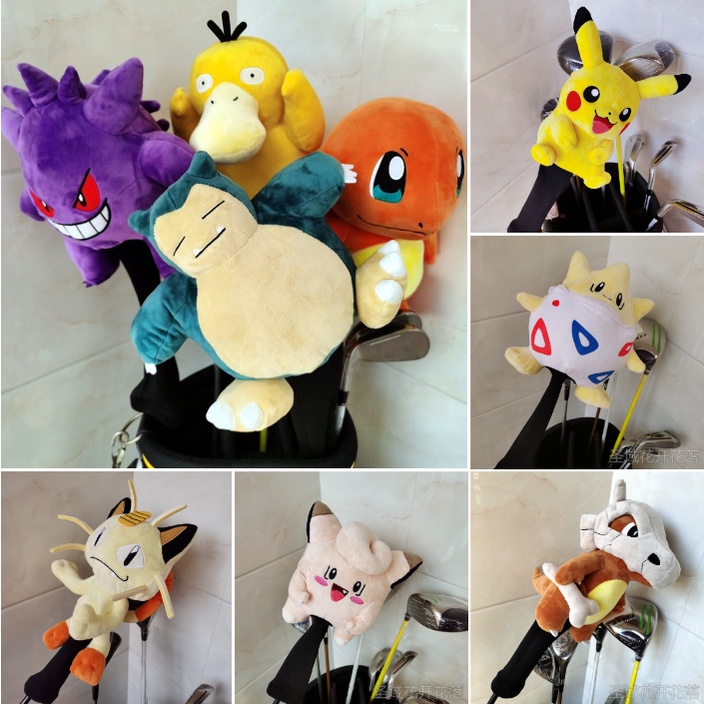 Pokemon Series Golf Club ฝาครอบกอล์ฟไม้สําหรับไดร์เวอร์กอล์ฟกอล์ฟ ...