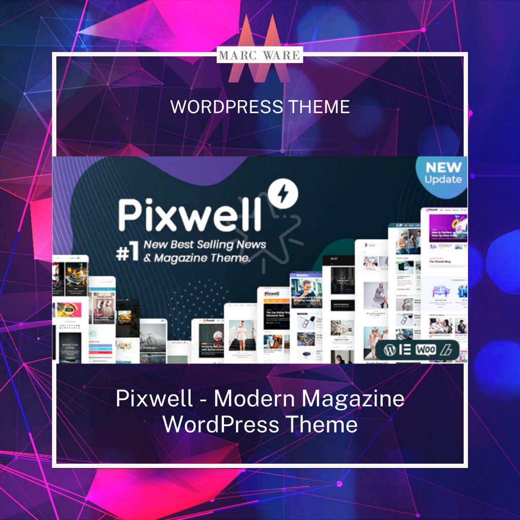 Pixwell - นิตยสารสมัยใหม่ ธีม WordPress ทําความสะอาดถูกที่สุด | Shopee Thailand