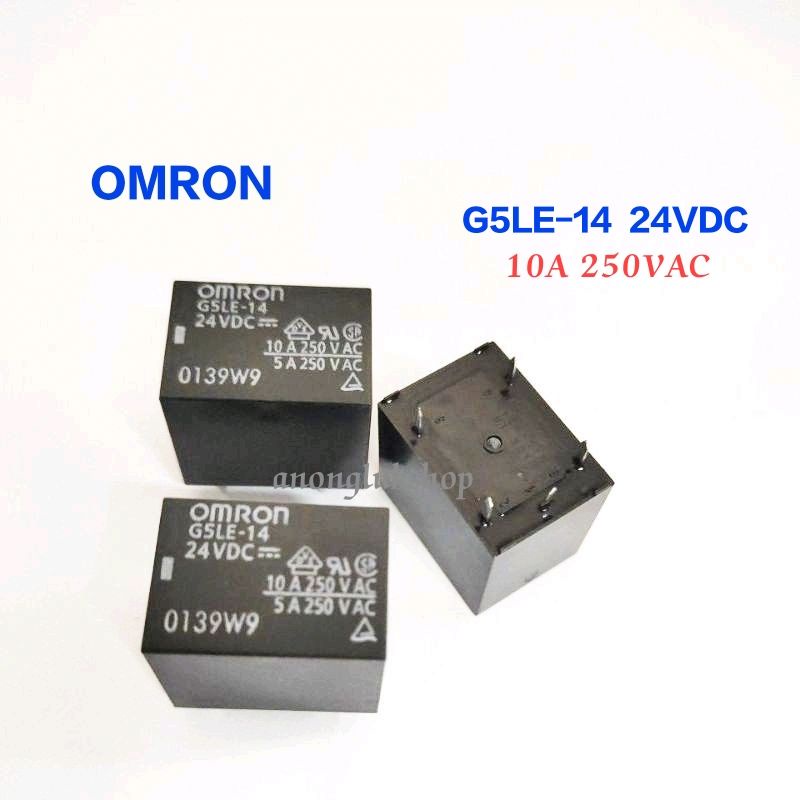 G5LE-14 24VDC รีเลย์5ขา ทนกระแส 10A 250Vac ขนาด 15x21x18มิล จำนวน 1ตัว | Shopee Thailand