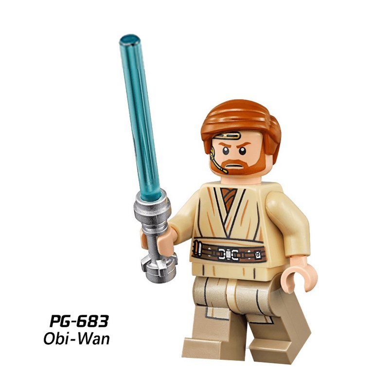 Luke Minifigures Tarkin Han Solo Anakin Obi-Wan Satele Shan Aayla ...