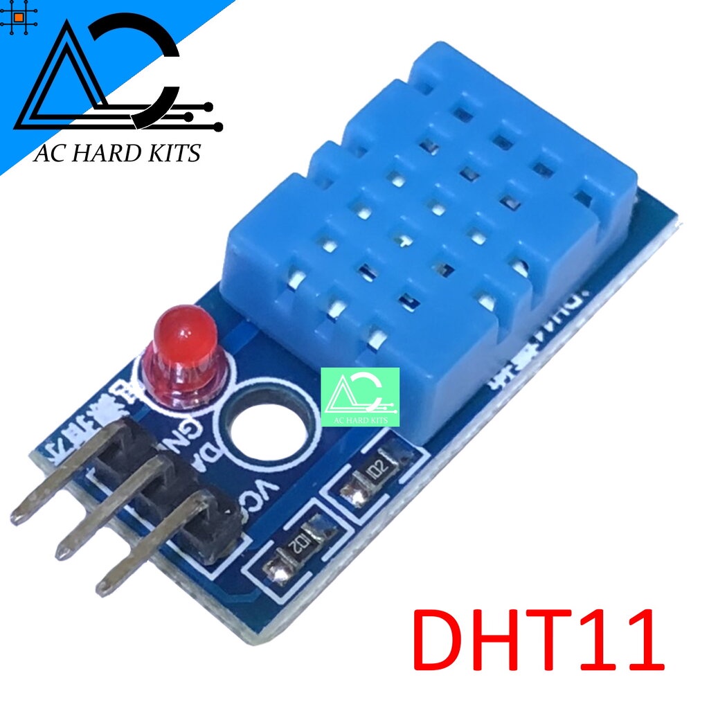 DHT11 module Temperature and Humidity sensor โมดูลวัดอุณหภูมิและ ...