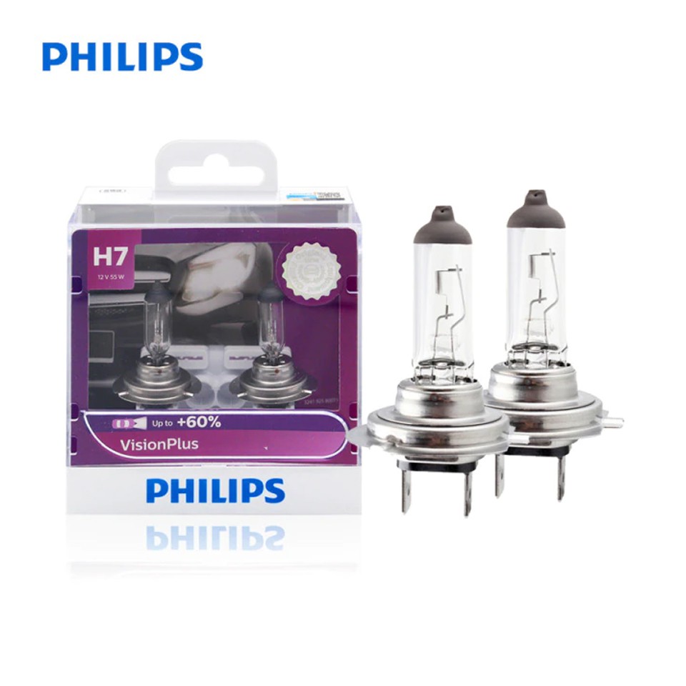 PHILIPS Vision Plus +60% ขั้ว H1 H3 H4 H7 H11 HB3 HB4 รับประกัน 6 เดือน ถูกที่สุดแล้ว | Shopee ...