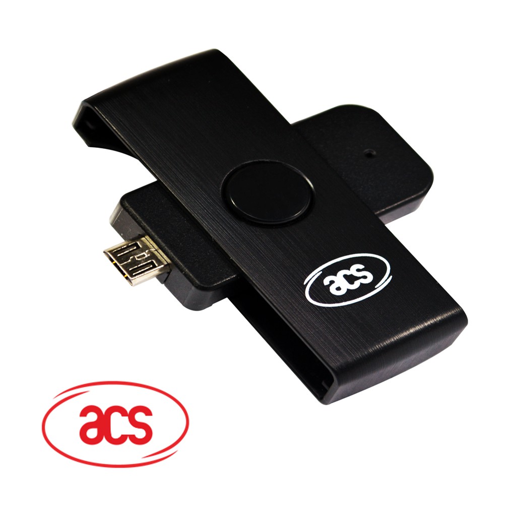 เครื่องอ่านบัตรประชาชน ACS ACR38U-ND (Smart Card Reader) OTG | Shopee ...