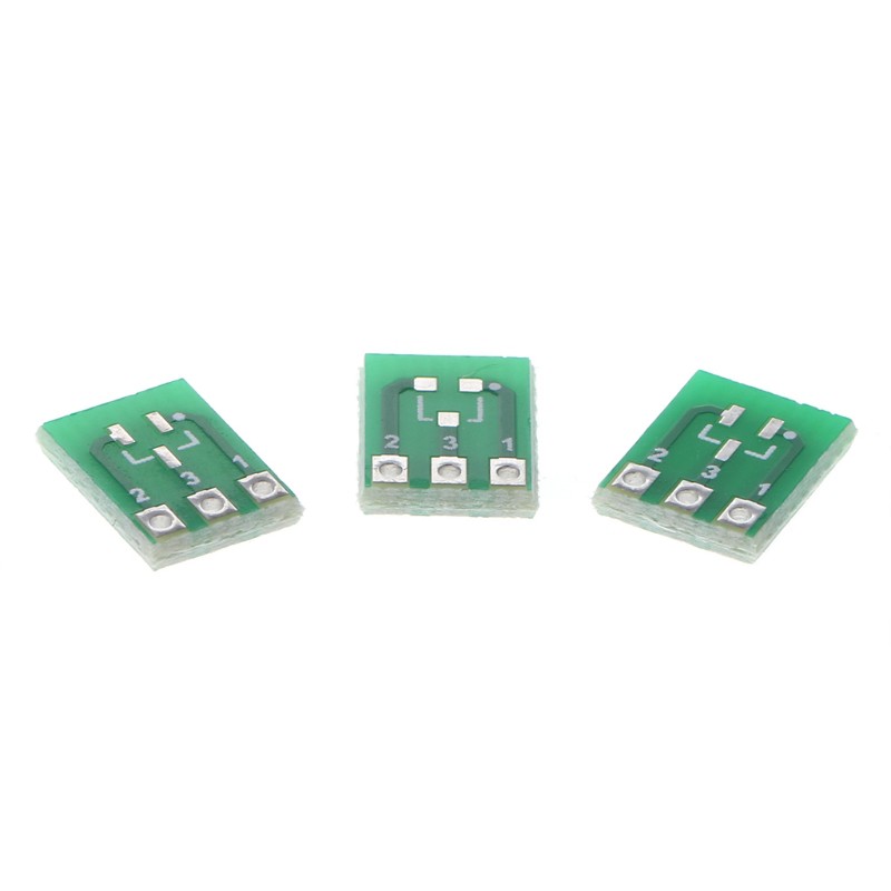 CRE ★ 10 Pcs Double-Side SMD SOT23-3 To DIP SIP3 Adapter PCB Board DIY Converter | Shopee Thailand