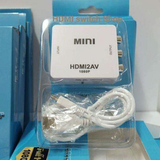 HDMI 2AV แปลง HDMI เป็น AV | Shopee Thailand