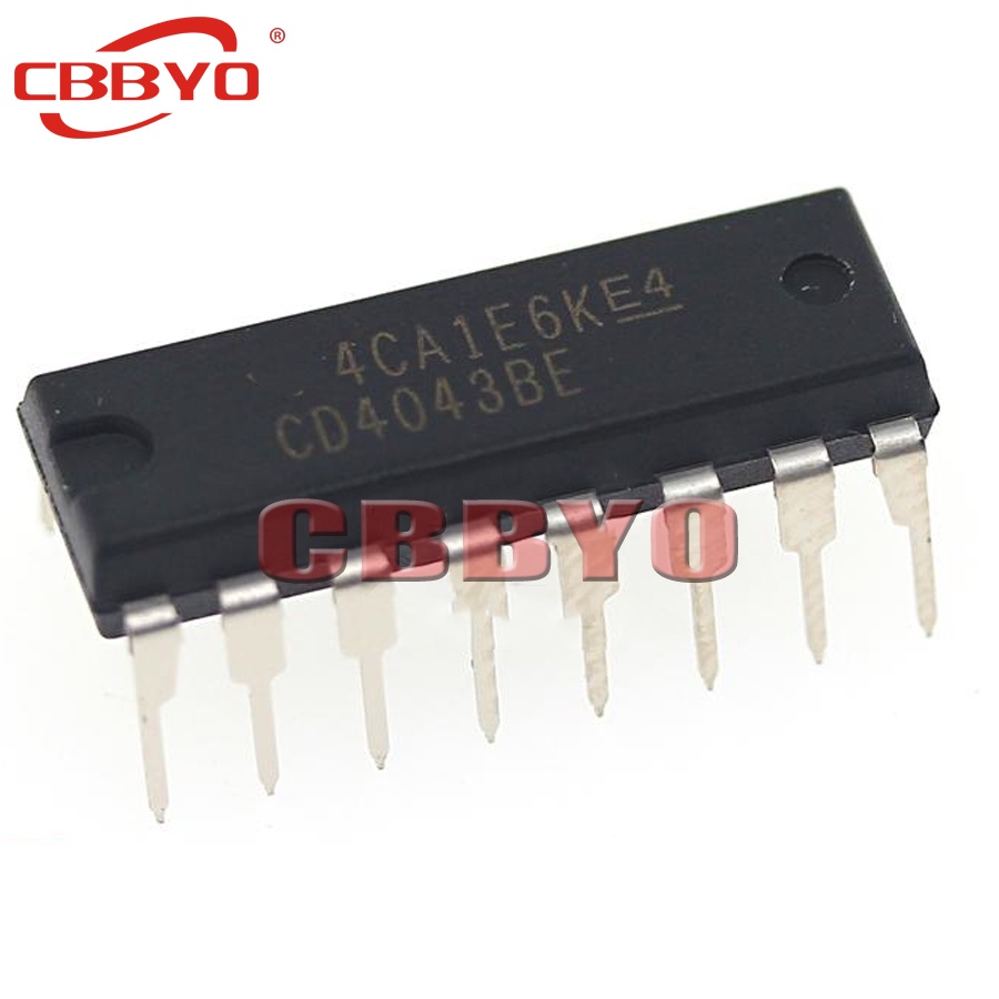 10 ชิ้น CD4043BE ยี่ห้อใหม่ MC14043BCP CD4043 DIP16 4043BE | Shopee ...