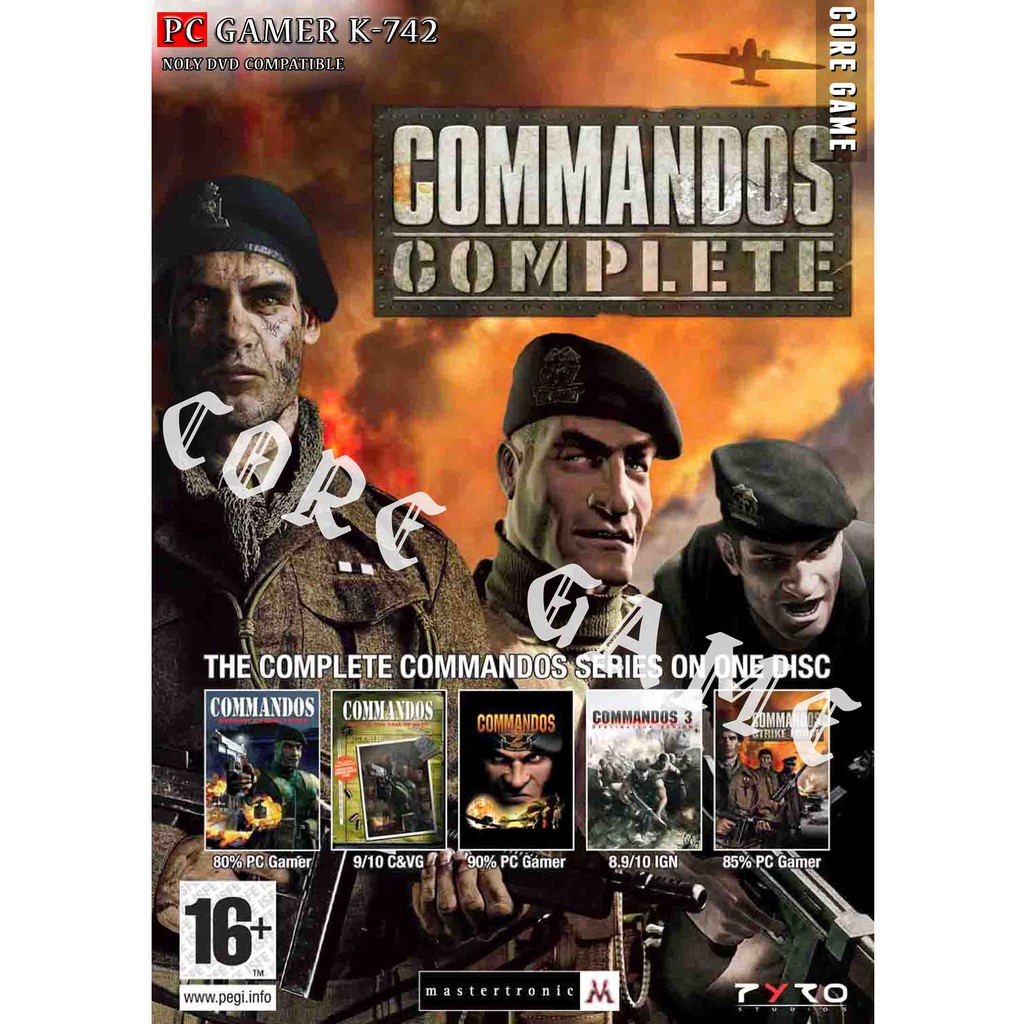 GAME PC Commandos Anthology (5in1) แผ่นเกมส์ แฟลชไดร์ฟ เกมส์คอมพิวเตอร์ ...