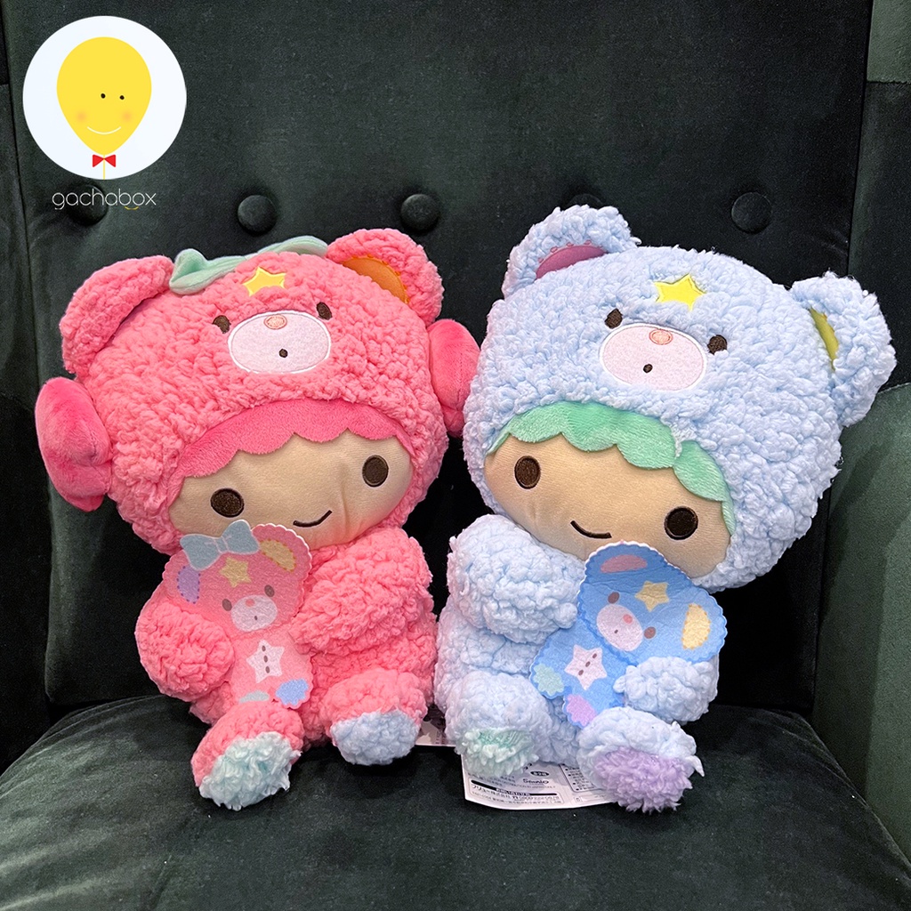 gachabox Little Twin Stars Kiki Lala Teddy Bear SANRIO Plush - ของแท้ ...