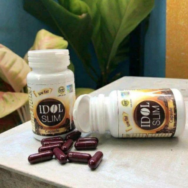 IDOl SLIM Low Fat สูตรใหม่ แบบกระปุก ชนิดแค็ปซูล ไอดอล อาหารเสริมลด ...