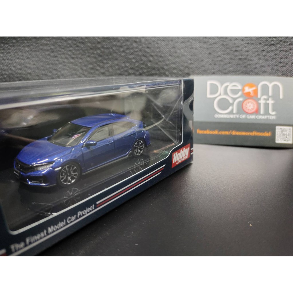 HOBBY JAPAN 1/64 Minicar Honda Civic (FK7) Sporty Blue Metallic (โมเดล ...