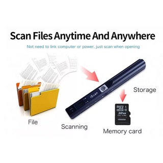 Scanner ISCAN VSC HANDY SCANNER ความละเอียด 900Dpi ช่องเสียบ MicroSD ...