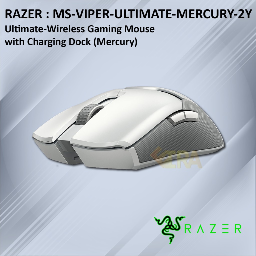 เมาส์ Razer Viper Ultimate Wireless Gaming Mouse Mercury | Shopee Thailand