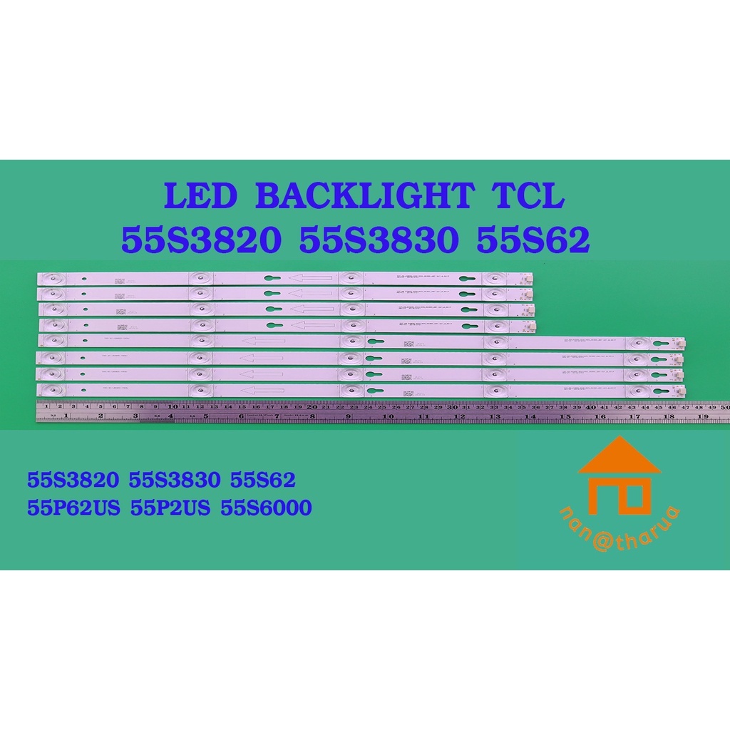 BACKLIGHT TCL.LED55S3820 LED55S62 55P2US LED55S3830 | Shopee Thailand