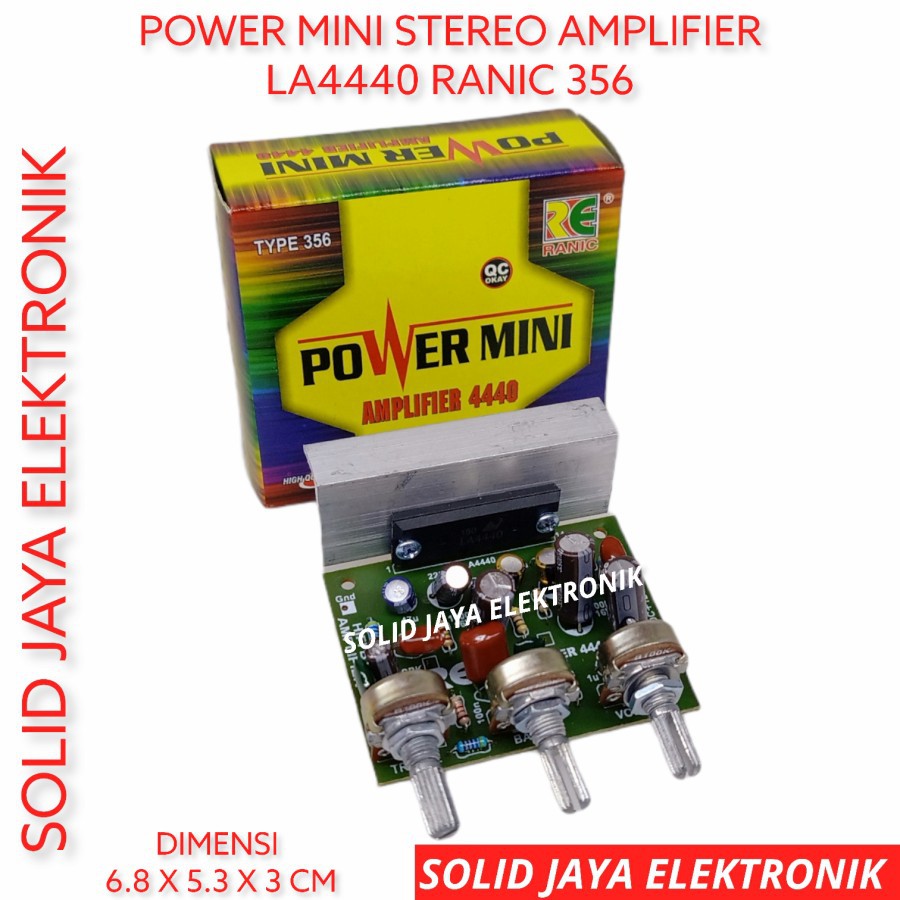 AMPLIFIER POWER KIT 12V LA4440 LA 4440 12 V VOLT DC AKI MONO POWER MINI ...