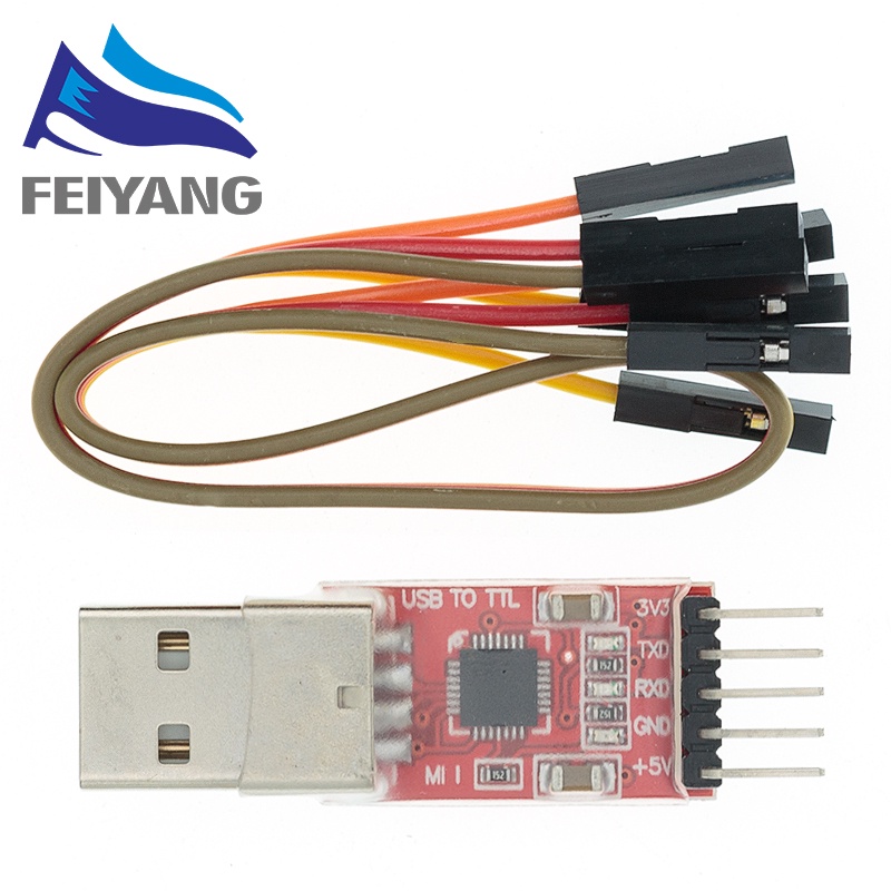 Cp2102 โมดูลเชื่อมต่อ USB 2.0 เป็น UART TTL 5PIN STC FT232 CH340 PL2303 ...