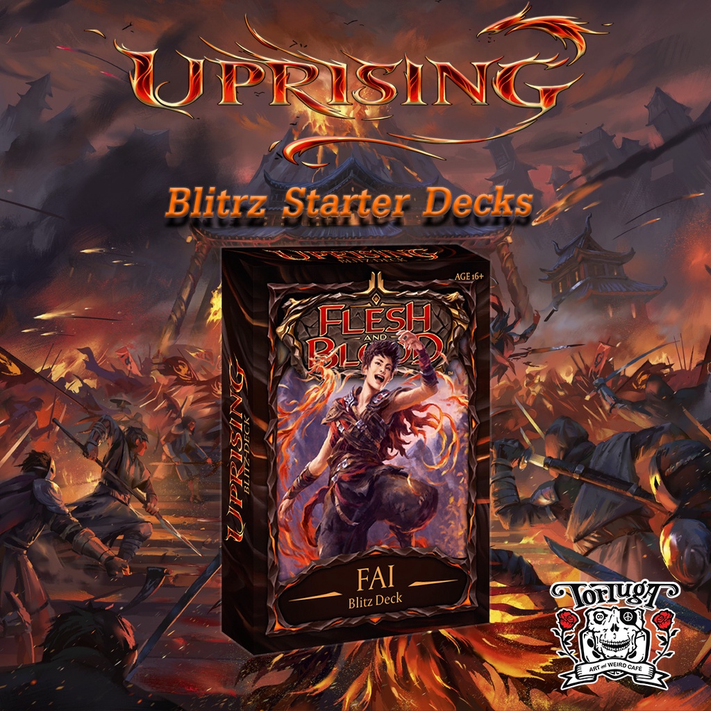 DIY Leather Crafting Flesh & Blood TCG - Uprising Blitz Deck FAI Ready ...