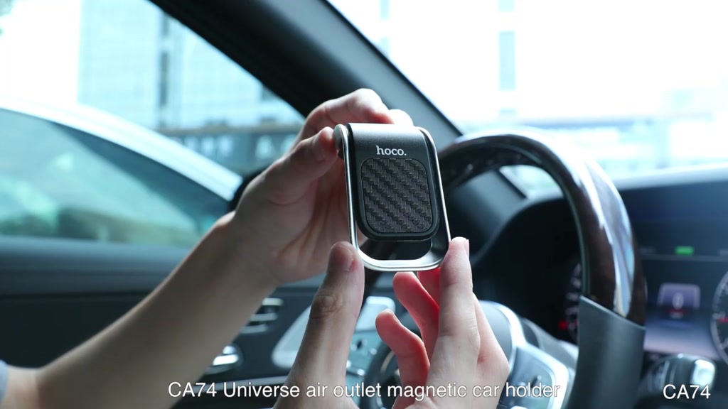 HOCO CA74 ที่วางโทรศัพท์ในรถ ชนิดแท่นแม่เหล็ก สำหรับติดกับช่องแอร์ ยึดติดแน่น ไม่หลุดง่าย ...