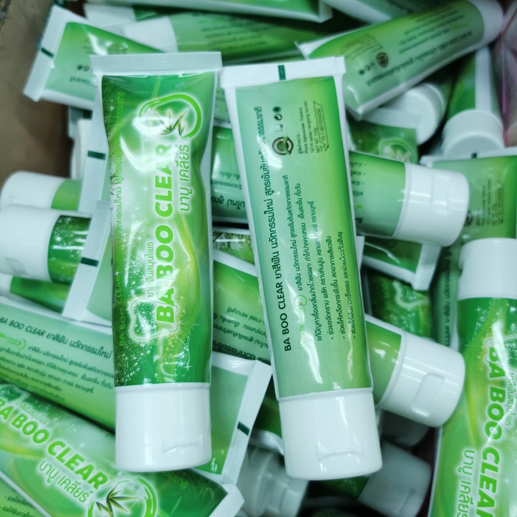 Baboo Clear บาบูเคลียร์ ยาสีฟันสมุนไพร | Shopee Thailand