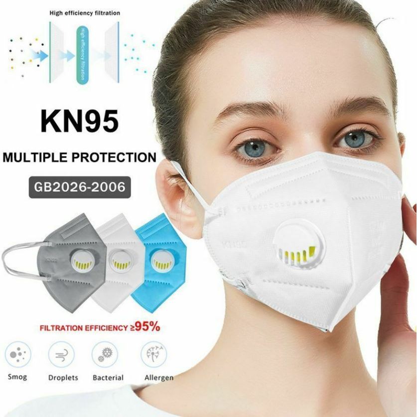 KN95 แบบมีวาล์ว ป้องกันPM2.5ได้ [ 1กล่อง 30ชิ้น ] สีขาว พร้อมส่ง | Shopee Thailand