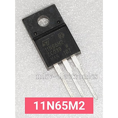 (1ตัว) 11N65M2 , MOSFET N-Channel 7A 650V TO-220FP (รหัสสินค้า M02523) | Shopee Thailand