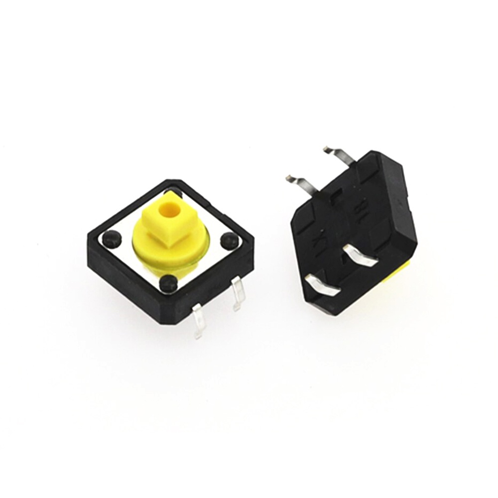 สวิตช์ปุ่ม กดติด ปล่อยดับ ปุ่ม หมวกกลม 12 mm. สี่เหลี่ยม Round Square ...