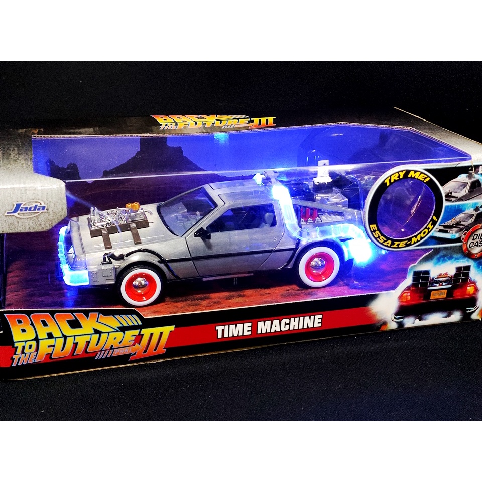 โมเดลรถtimemachine 1:24 โมเดลรถ back to the future jada time machine 1/ ...