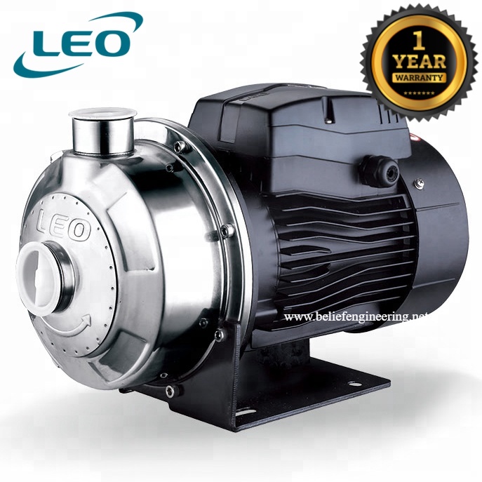 LEO MODEL:AMS(m)370/2.2 ปั๊มน้ำแสตนเลสใบพัดเดียว STAINLESS CENTRIFUGAL PUMP ไฟ 2 สาย/1 PH ...