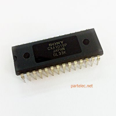 CXA1019P is a one-chip FM/AM radio IC designed for radio-cassette tape ...