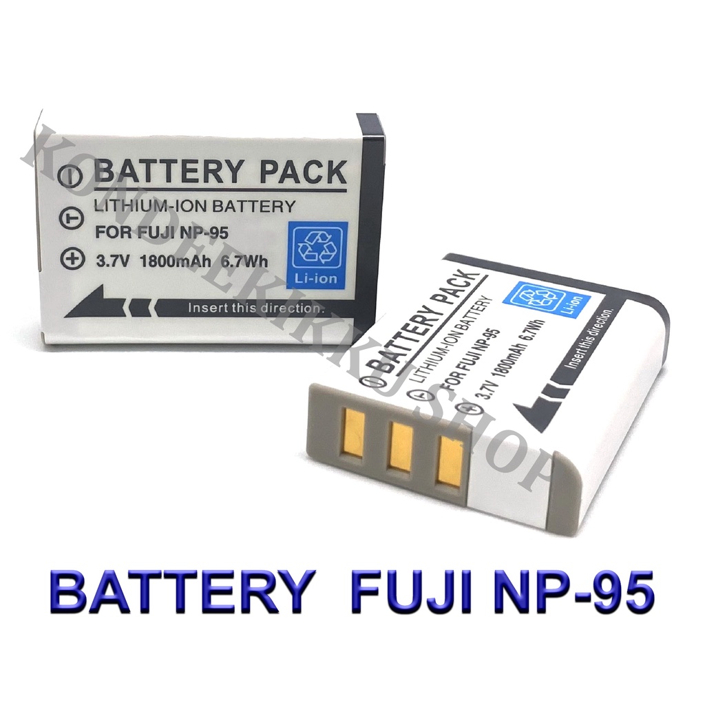 FNP95 / NP95 / FNP-95 / NP-95 Battery and Charger For Fujifilm X30,X70 ...