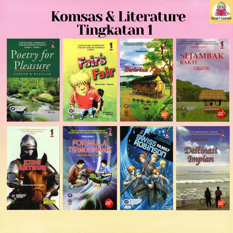 [SB] Komsas & Literature Tingkatan 1 SMK / Poetry สําหรับความสุข / Fair ...