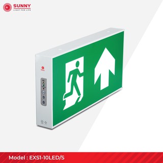 SUNNY Exit Sign Light ป้ายทางออกฉุกเฉิน รุ่น EXS1-10LED/S 1 หน้า (ติด ...