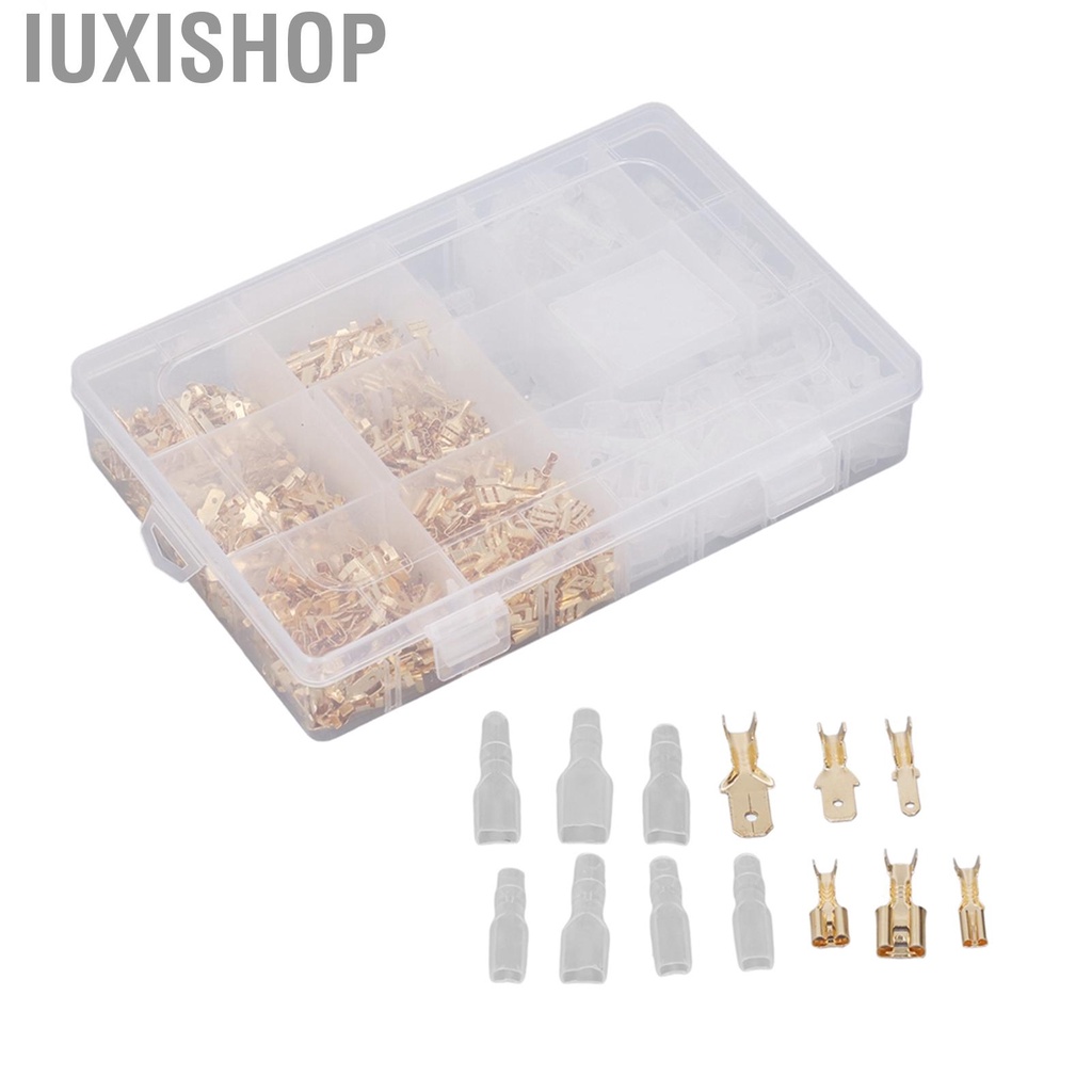 Iuxishop 900 Pcs Assortment Male Female Spade Crimp Terminals ...