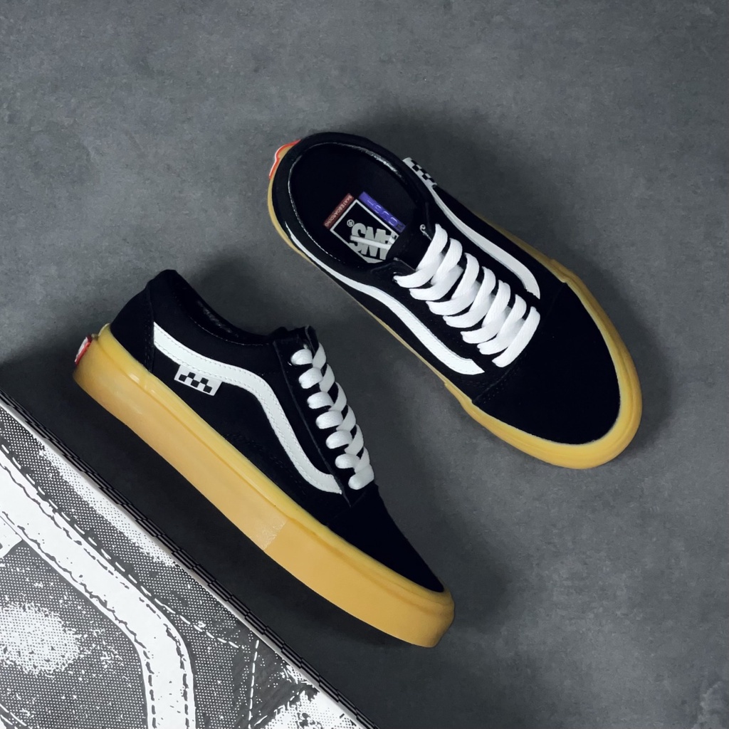 Vans Old Skool Raw Rubber Sole Pro Classic Cloth Shoes Low-Cut Casual ...
