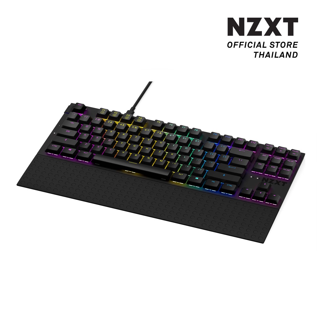 NZXT KEYBOARD FUNCTION TENKEYLESS WHITE/BLACK | Shopee Thailand
