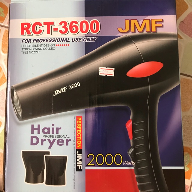 Hair Dryer ไดร์เป่าผม 2000w รุ่น RCT-3600 | Shopee Thailand