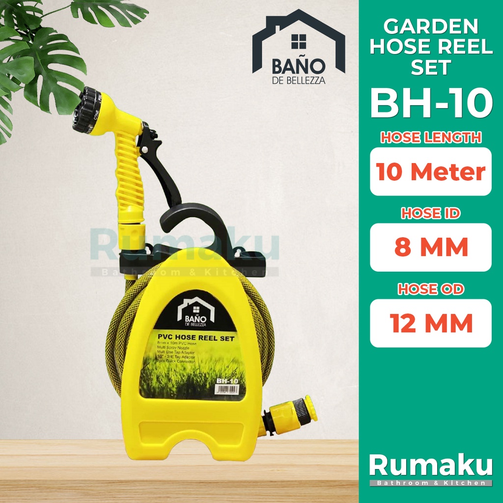 Bano BH-10 10Metre ชุดม้วนท่อสวนน้ําเข้า | Shopee Thailand