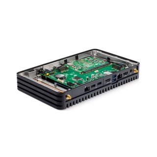 [เคส+CPU] Intel® NUC (Fanless Dual LAN) Rugged Chassis Element CMCR1ABB, US cord | Shopee Thailand