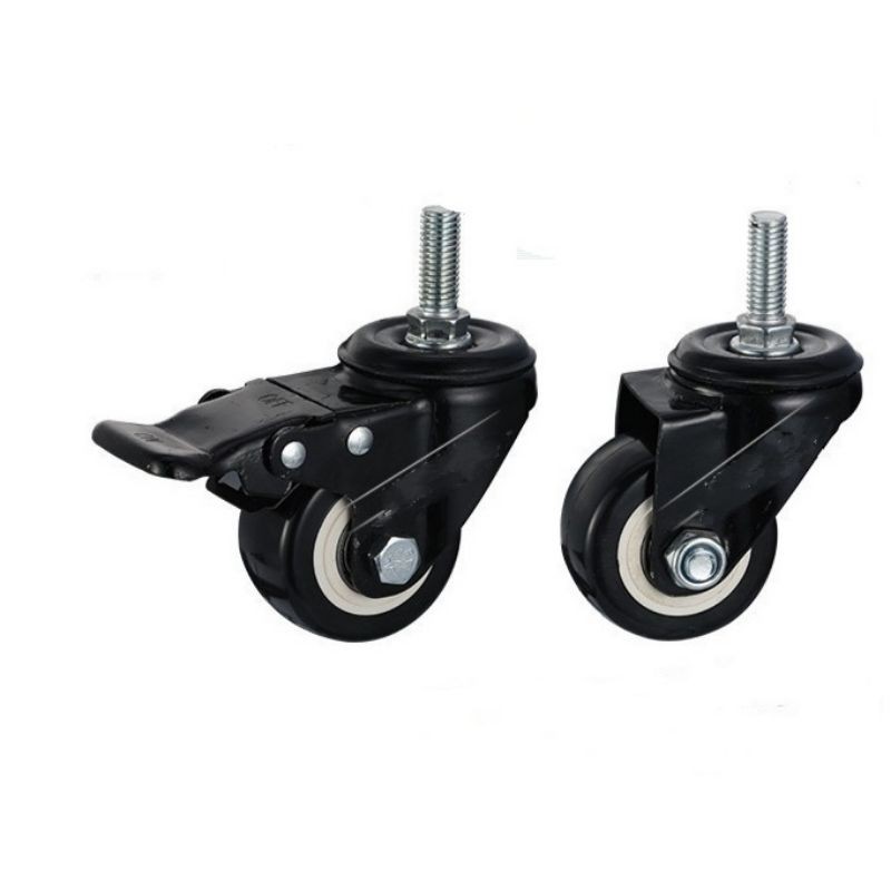 ล้อ 2 นิ้ว แกนเกลียวM8 ,M10 และ M12 โครงสร้างเป็นเหล็ก เหมาะสำหรับ ...