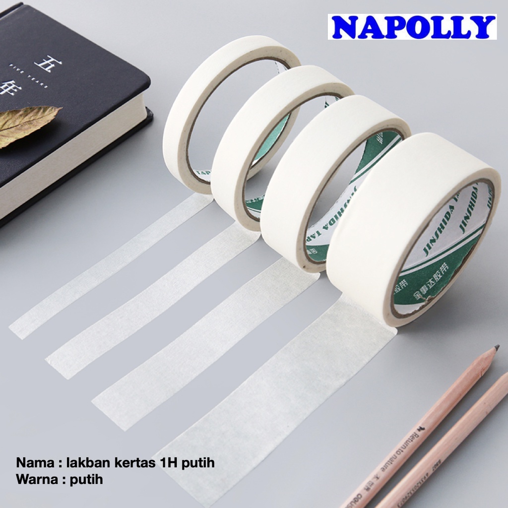 Napolly 2in (4.8cm) เทปพันท่อกระดาษ ยาว 20 หลา | Shopee Thailand