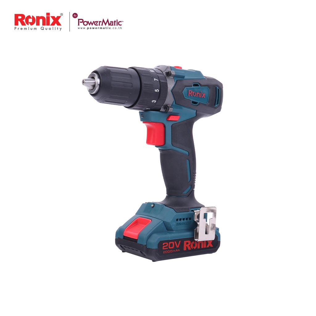 Ronix สว่านกระแทกไร้แปรงถ่าน 20V 8900K | Shopee Thailand