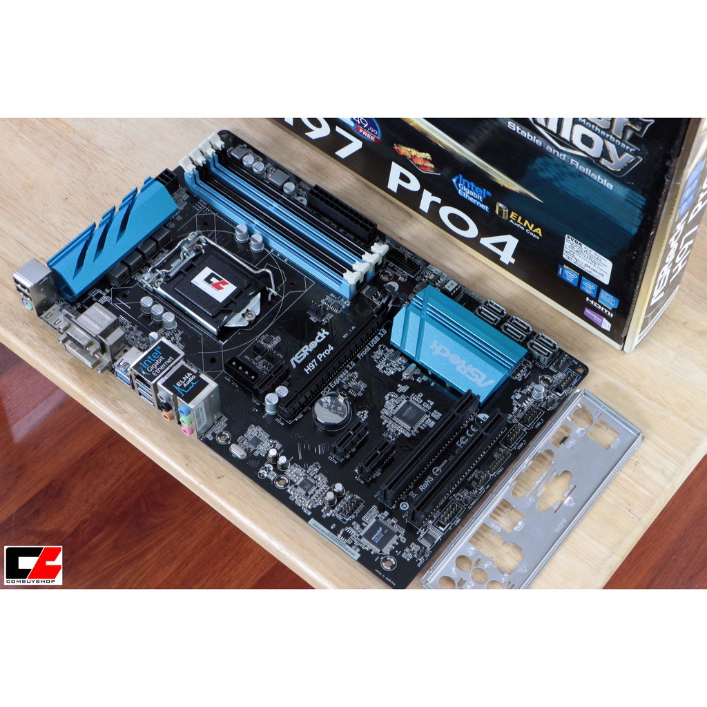 MB ASROCK H97 PRO4 LGA1150 [ มีกล่องให้ / รองรับ CPU INTEL เจน 4 ทุก ...
