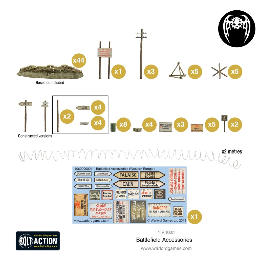 BOLT ACTION - Battlefield Accessories / Terrain & Scenery - WWII ...