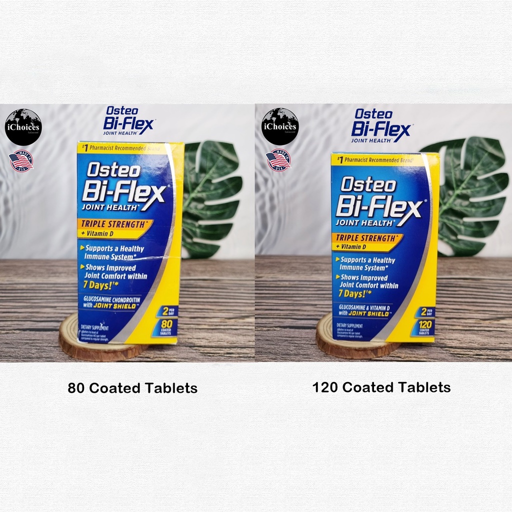 [Osteo Bi-Flex] Joint Health Triple Strength + Vitamin D 80 or 120 ...