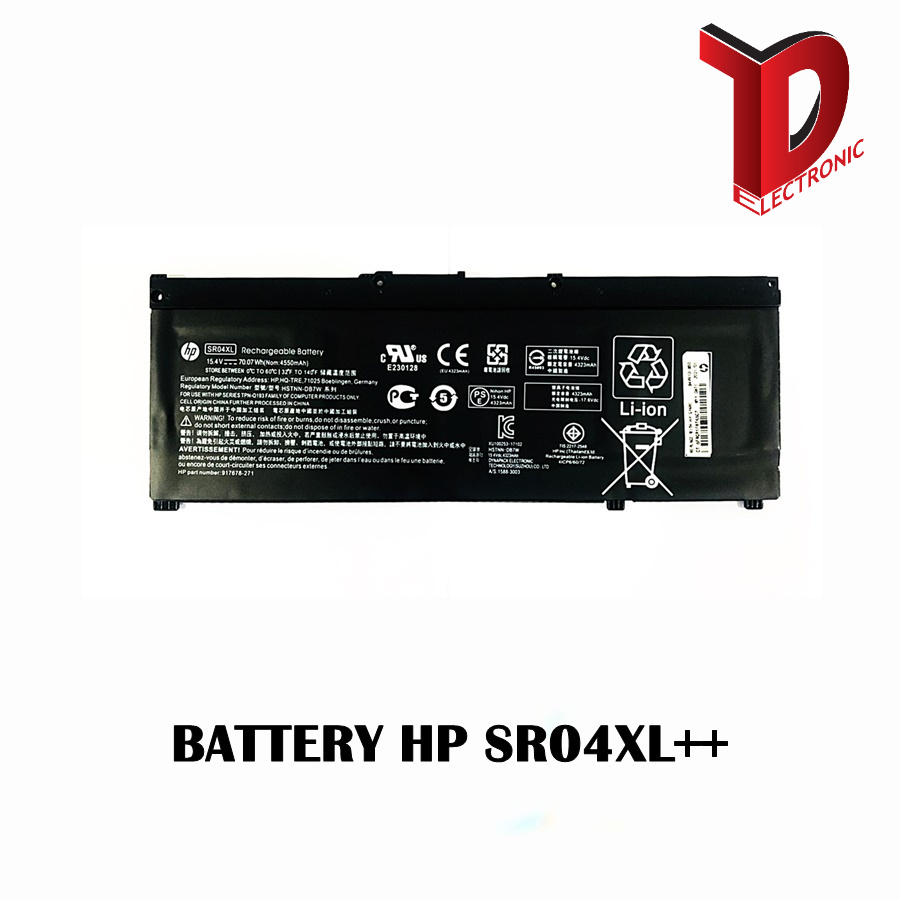 BATTERY HP SR04XL++ ของแท้ / แบตเตอรี่โน๊ตบุ๊คเอชพี แท้ (ORG) | Shopee ...