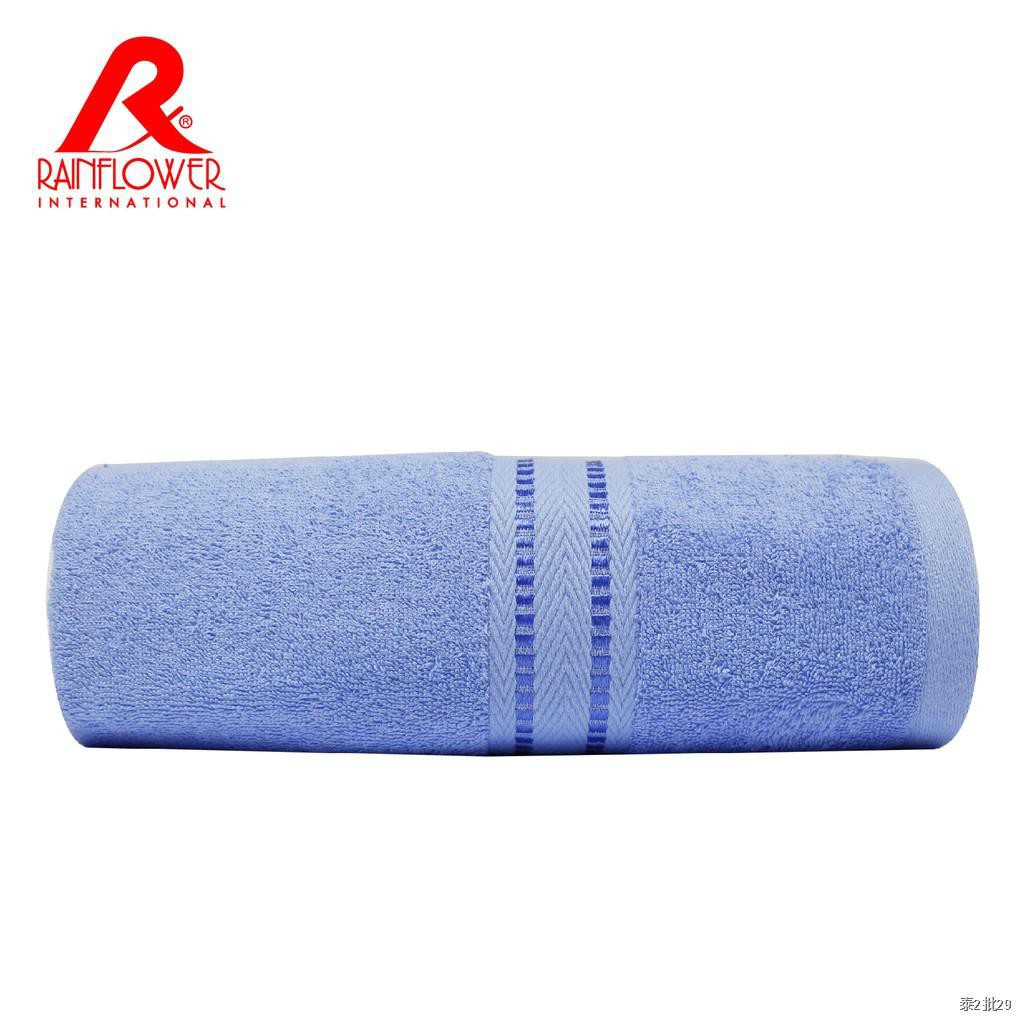 Rainflower ผ้าเช็ดตัว Pure Cotton ขนาดมาตรฐาน 27"x54" (67x135cm.) ทอ ...