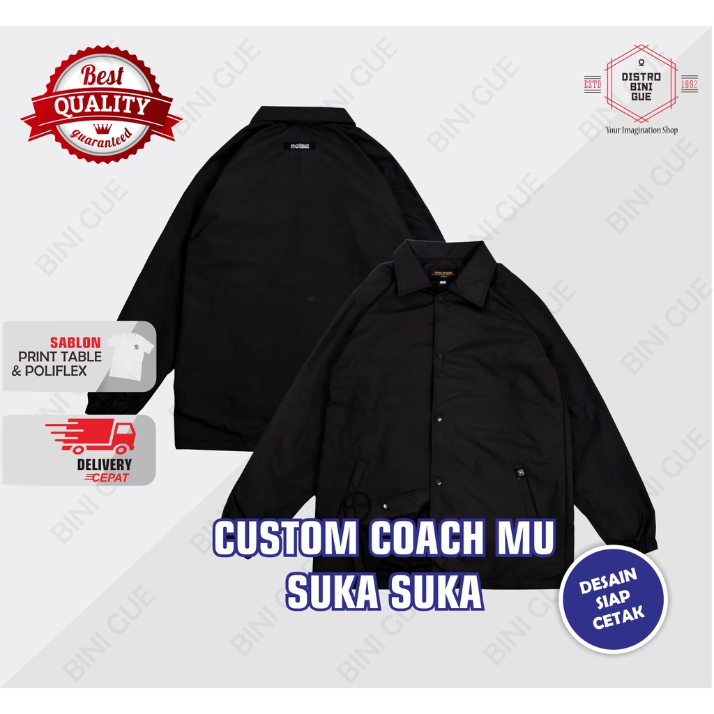 Custom FULL COLLER COACH JACKET / CUSTOM MENS COACH JACKET / เสื้อแจ็คเ ...