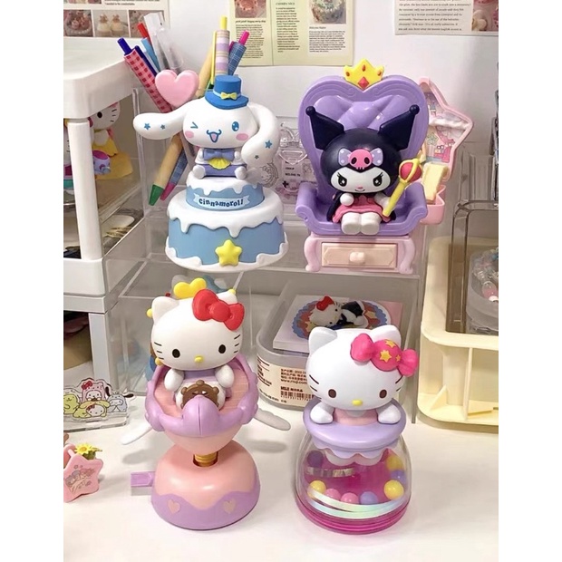 [ พร้อมส่ง💕] 2022 KFC Sanrio Toys KFC Hello Kitty Kuromi Cinnamon ...